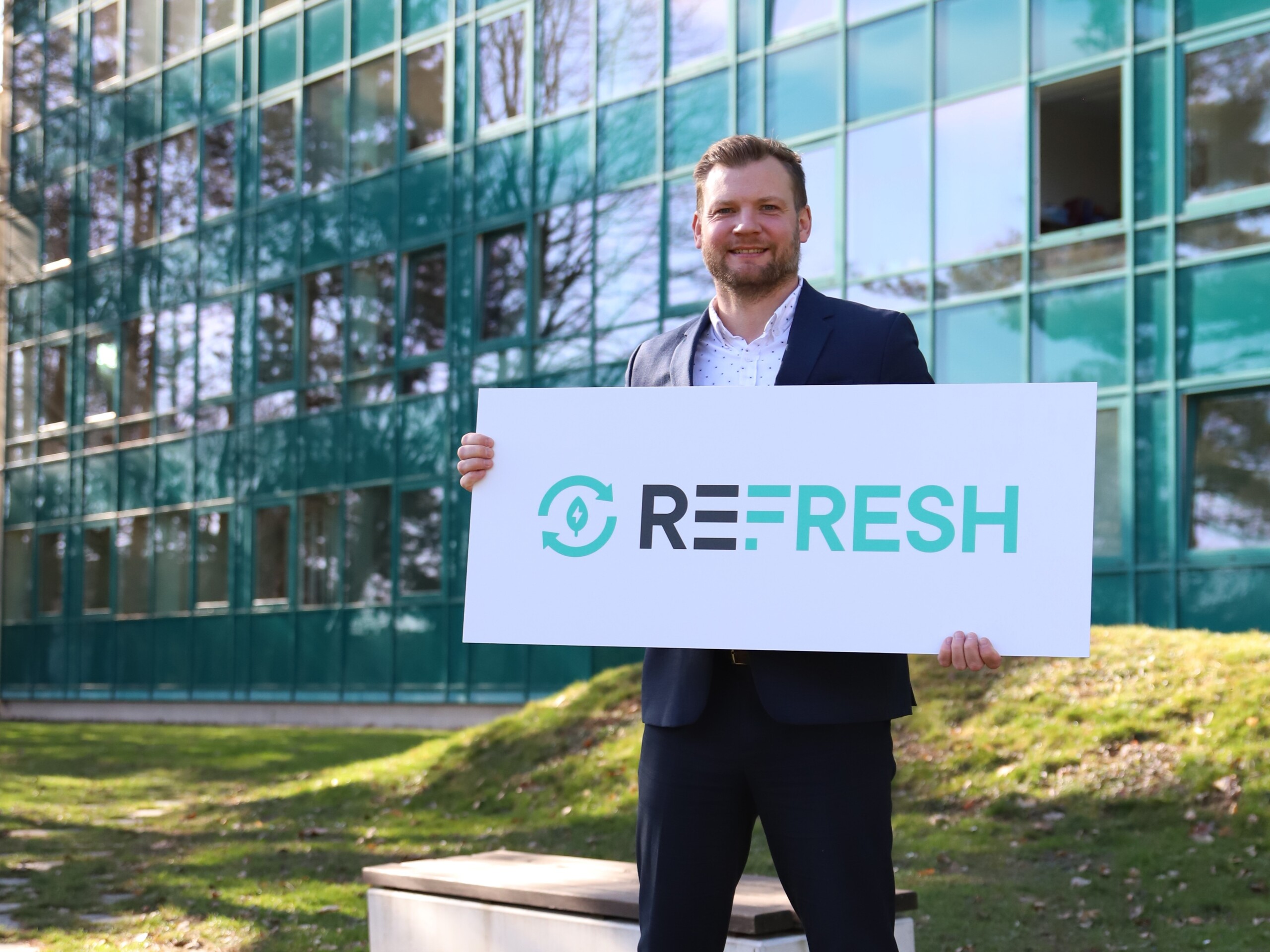 The logo will reinforce the REFRESH project brand - Smaragd